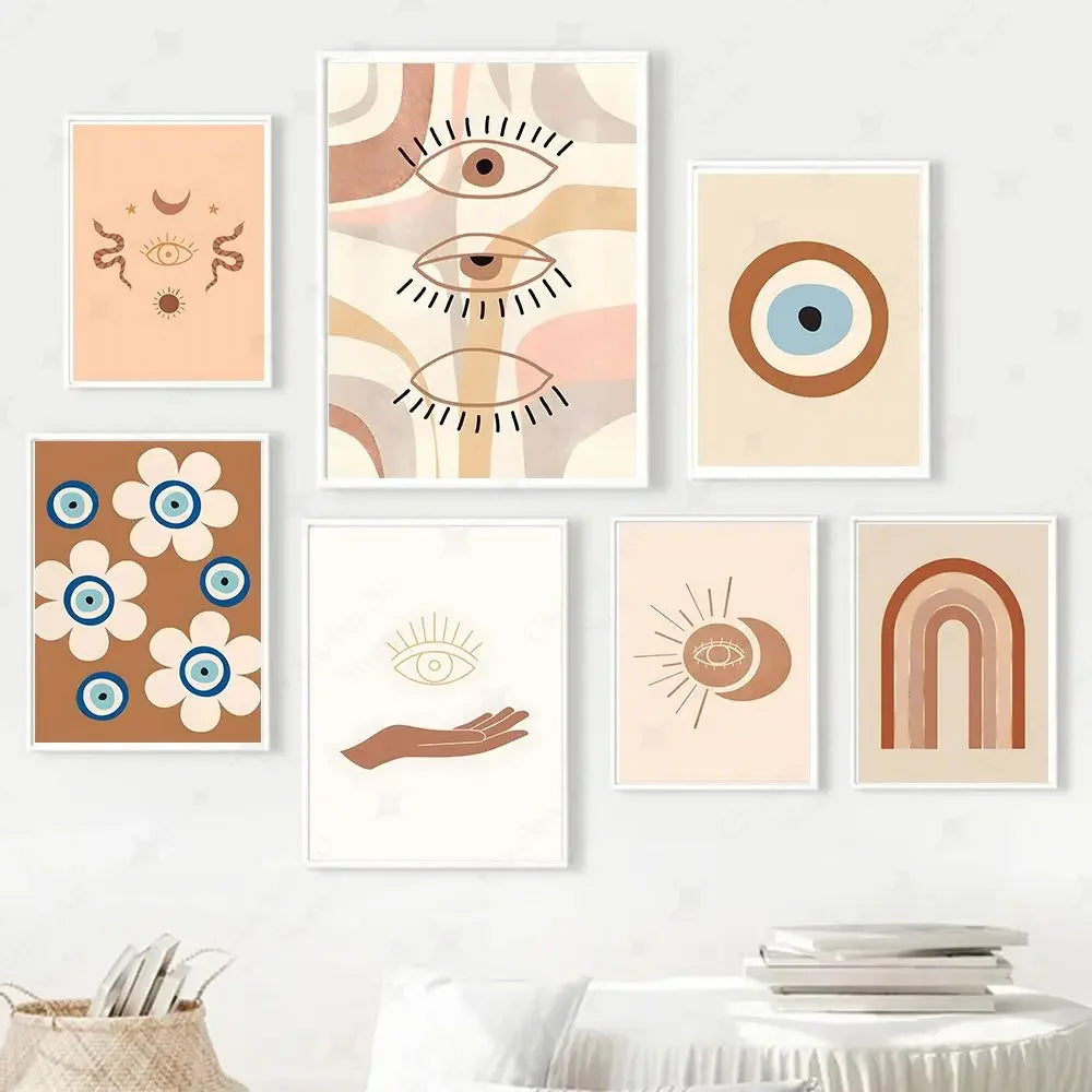 Evil Eye Art Painting | Evil Eye Aura